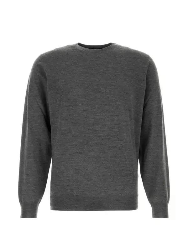 Fedeli Wool Sweater - Grey