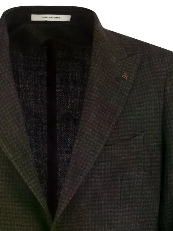 Tagliatore Micro-pattern Single-breasted Blazer