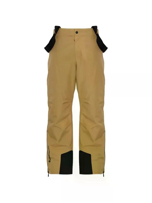 Moncler Insulated Gore-tex Logo-print Ski Pants - Neutrals