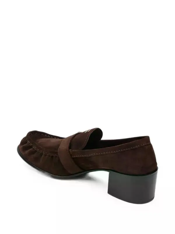 Miu Miu Suede Loafers With Buckle