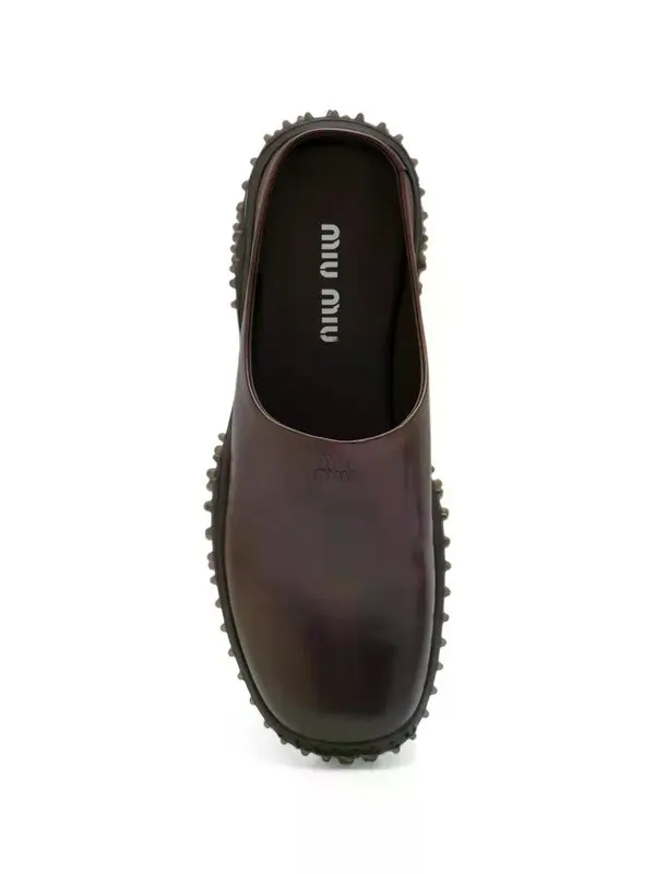 Miu Miu Leather Mules