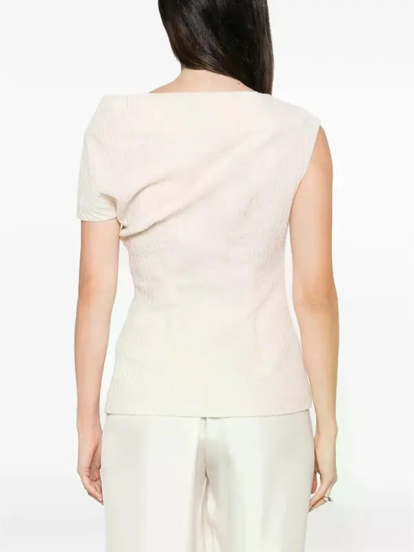 TOTEME One-shoulder Textured Top