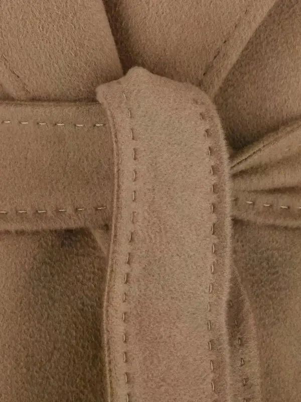 Max Mara Hooded Belted Coat