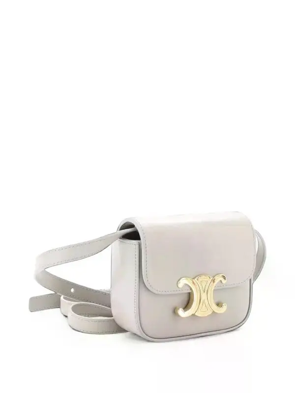 Celine Claude Leather Mini Shoulder Bag