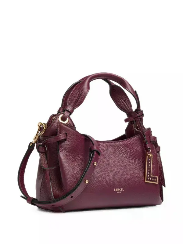 LANCEL Swann Grained Leather Tote Bag