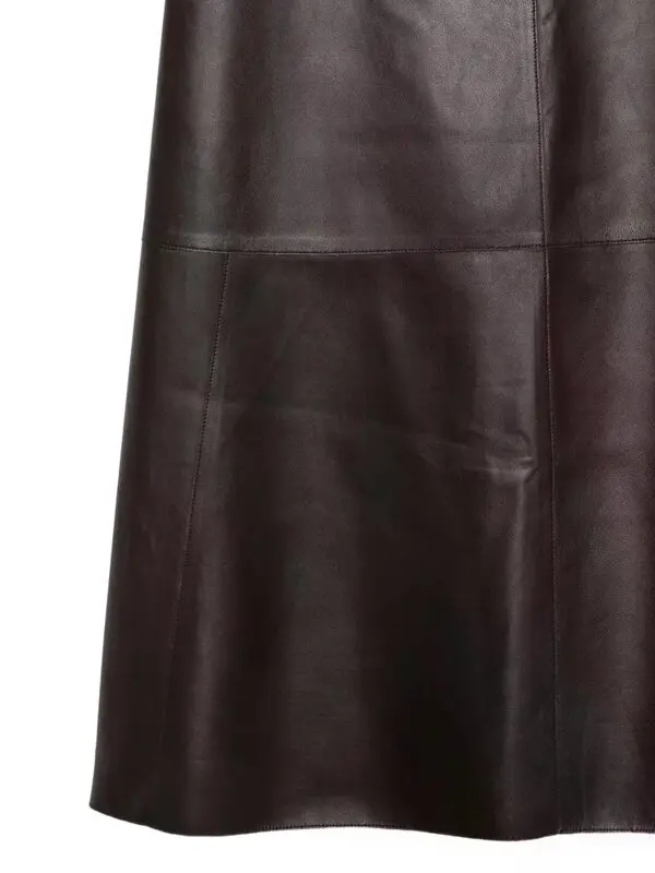 JOSEPH Helius Nappa-leather Skirt