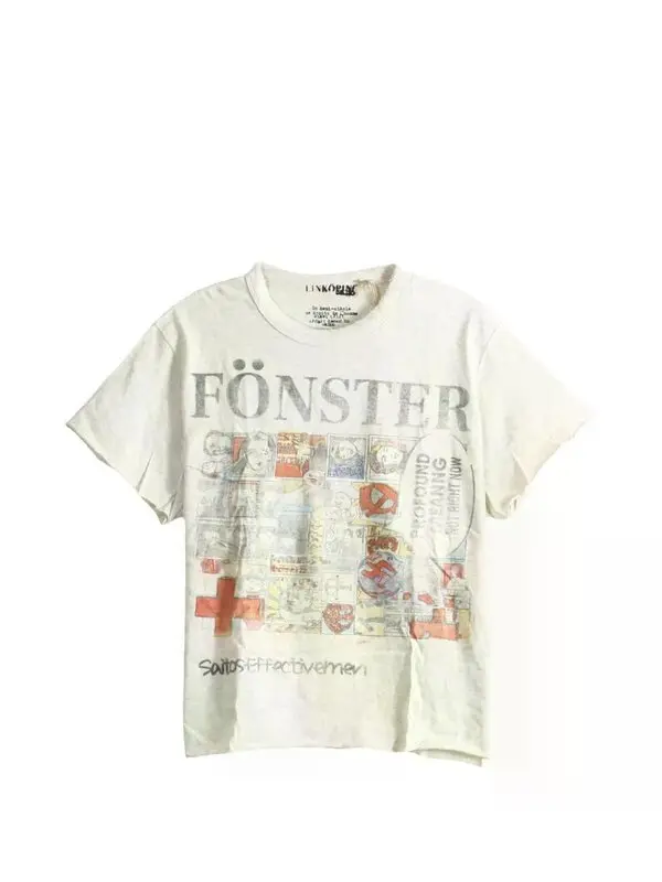 SAITOS Fonster Raw-cut T-shirt - Grey