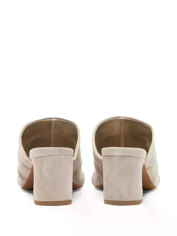 Ash Eva Ruched Heeled Sandals