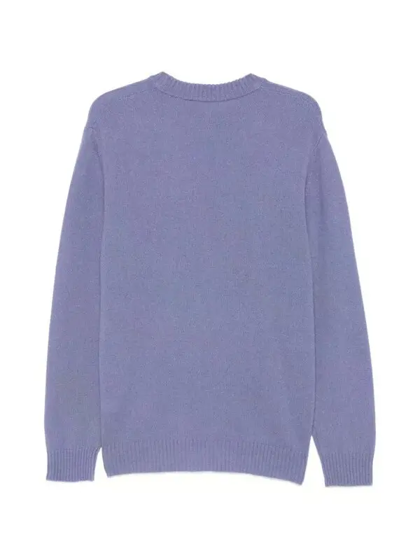 CENERE GB Fine-knit Crew-neck Sweater