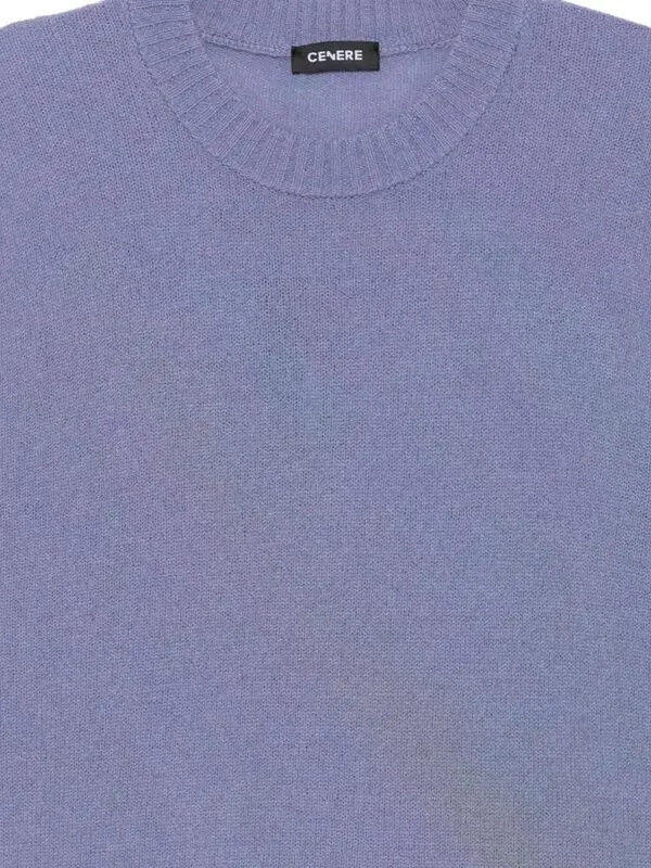 CENERE GB Fine-knit Crew-neck Sweater