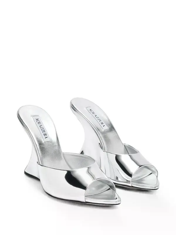 AQUAZZURA Bisous Wedge 95 Sandals