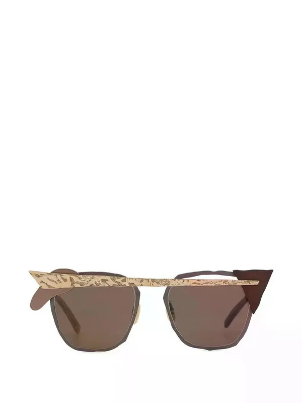 MASAHIRO MARUYAMA Mm-0093 Asymmetric Geometric-frame Sunglasses