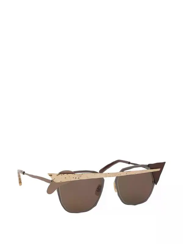 MASAHIRO MARUYAMA Mm-0093 Asymmetric Geometric-frame Sunglasses
