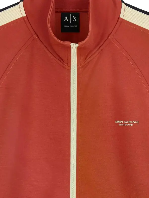 Armani Exchange Side-stripe Zip-up Sweatshirt