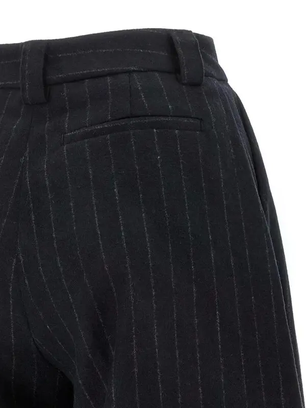 THELATEST Pinstripe-pattern Dakota Bermuda Shorts
