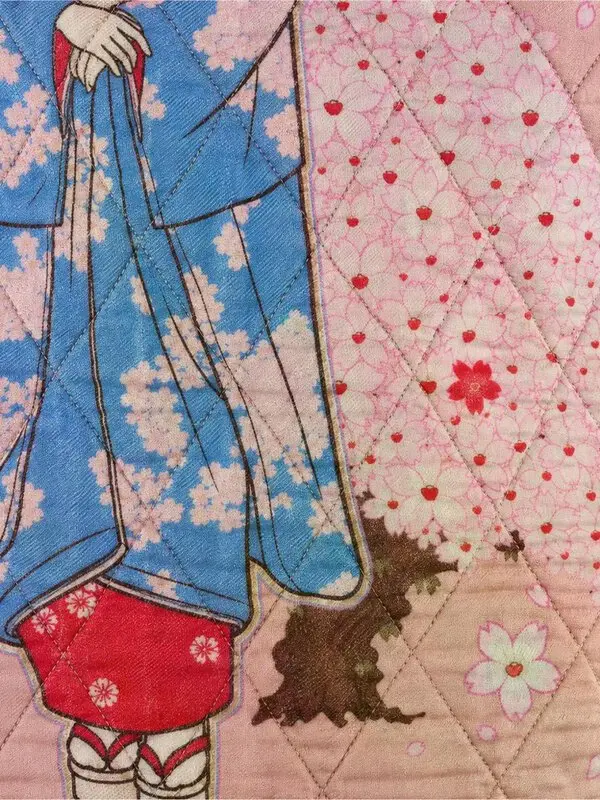 MONOKEMADE Quilted Graphic-print Jacket