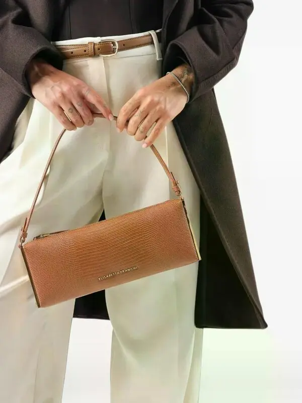 Elisabetta Franchi Lizard-effect Tote Bag