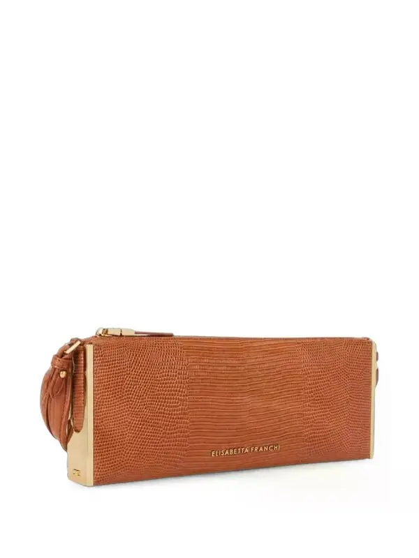Elisabetta Franchi Lizard-effect Tote Bag