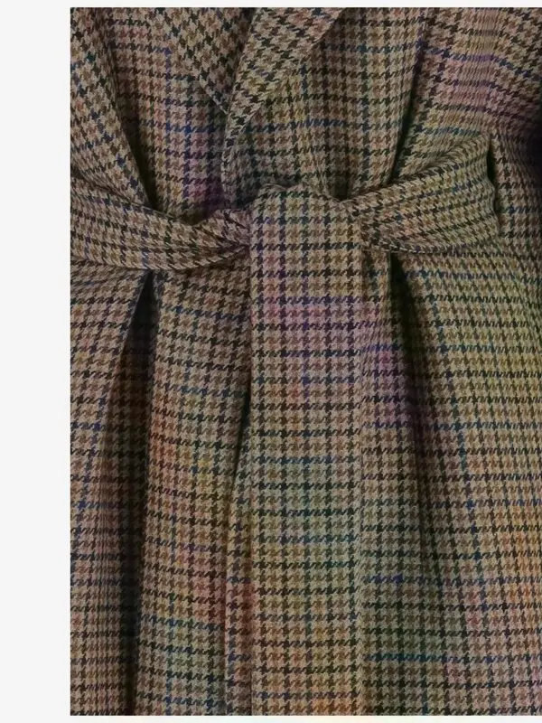 SA SU PHI Belted Checked Blazer