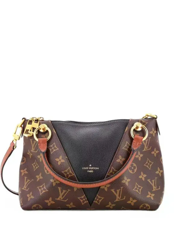 LOUIS VUITTON V Monogram Canvas And Leather Bb Tote Bag