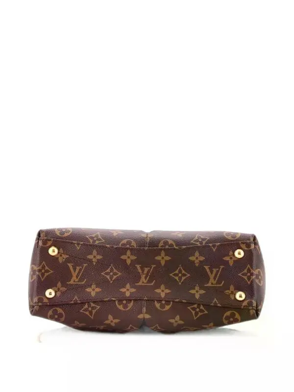 LOUIS VUITTON V Monogram Canvas And Leather Bb Tote Bag