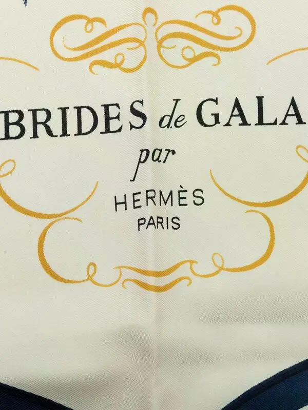Hermès 1990-2010 Brides De Gala Silk Scarf 90 Scarves