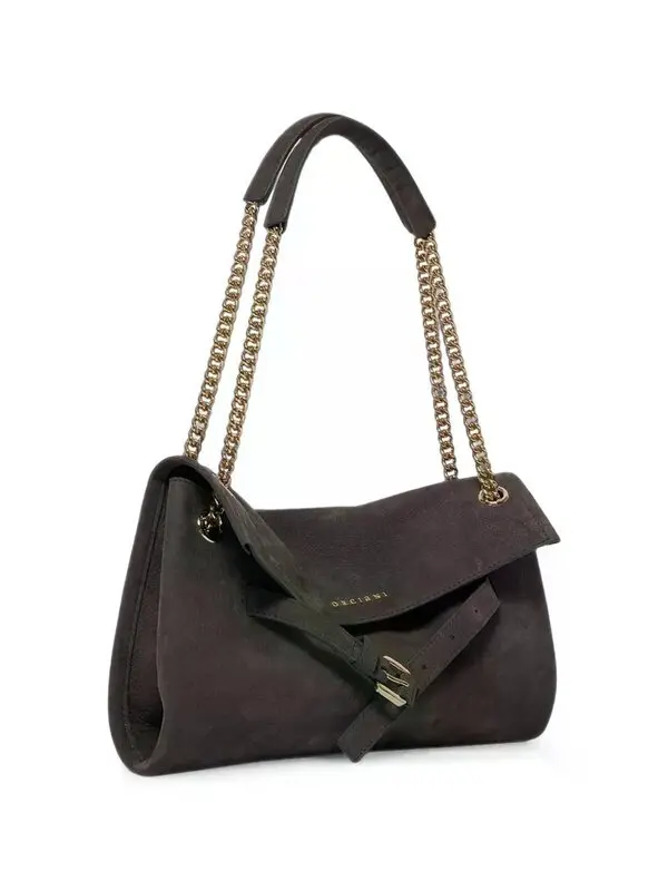 Orciani Small Venus Nabucco Buckle-detail Shoulder Bag - Grey