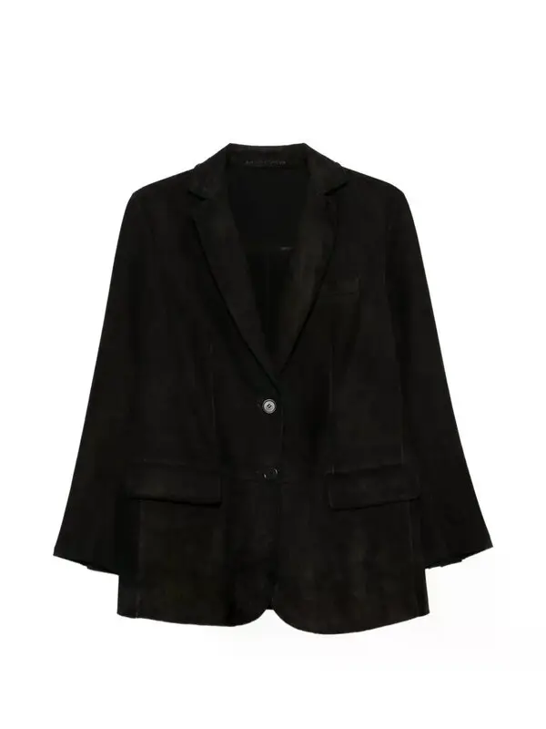 SALVATORE SANTORO Suede Single-breasted Jacket