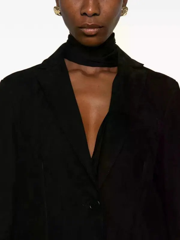 SALVATORE SANTORO Suede Single-breasted Jacket