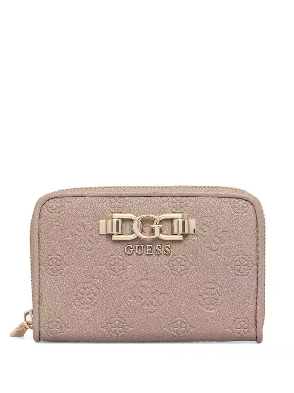 Guess Anise Logo-embossed Wallet - Neutrals