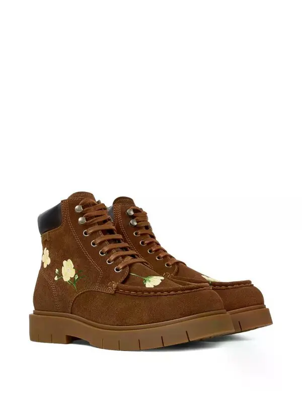 Camper Alaro Floral-embroidered Boots