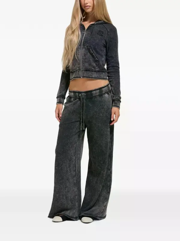 Juicy Couture Appliqué Wide-leg Track Pants