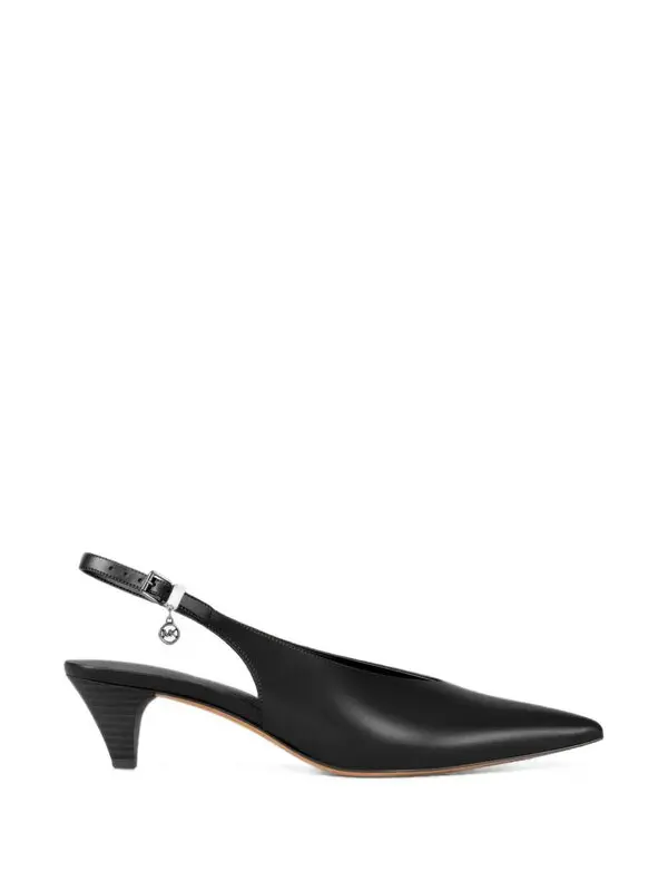 Michael Kors Tonya Leather Slingback Pumps - Black