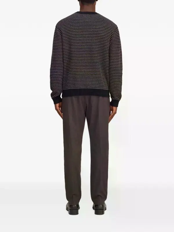 Nn07 Striped Crew-neck Sweater