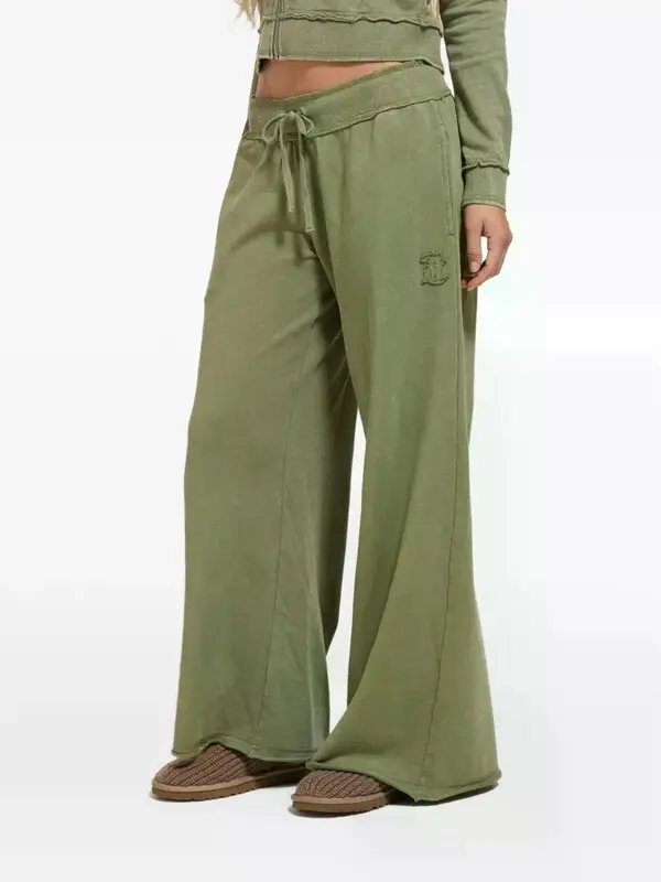 Juicy Couture Logo-appliqué Wide-leg Track Pants
