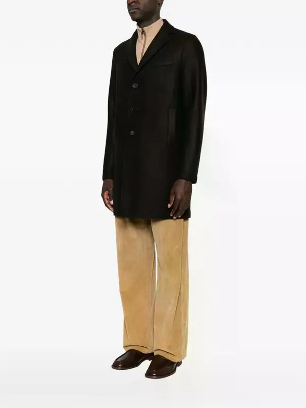 Harris Wharf London Notched-lapel Single-breasted Coat