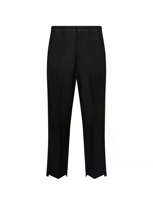 COSTUMEIN Contrast-stitch Tailored Trousers