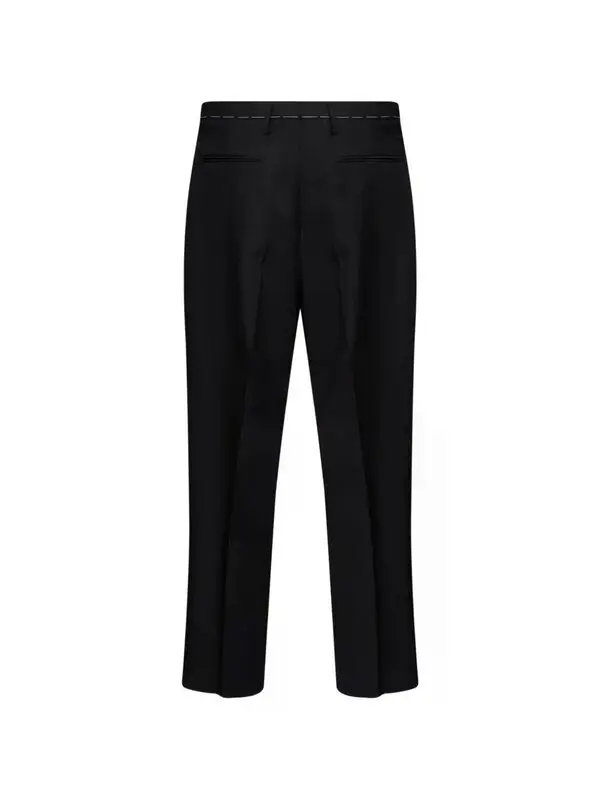 COSTUMEIN Contrast-stitch Tailored Trousers