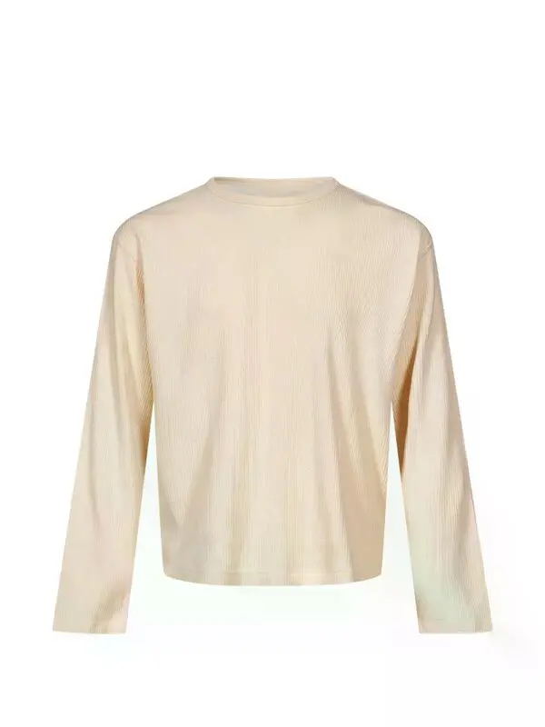 ANOTHER ASPECT Ribbed Long-sleeve Sweater