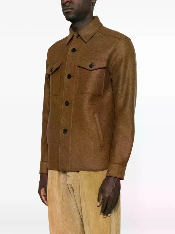 Harris Wharf London Button-up Virgin-wool Jacket
