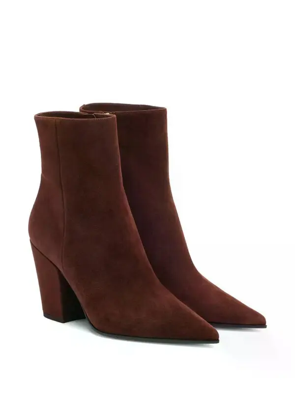 GIANVITO ROSSI Keinna Pointed-toe Ankle Boots