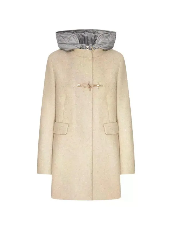 FAY ARCHIVE Toggle-fastening Detachable-hood Coat