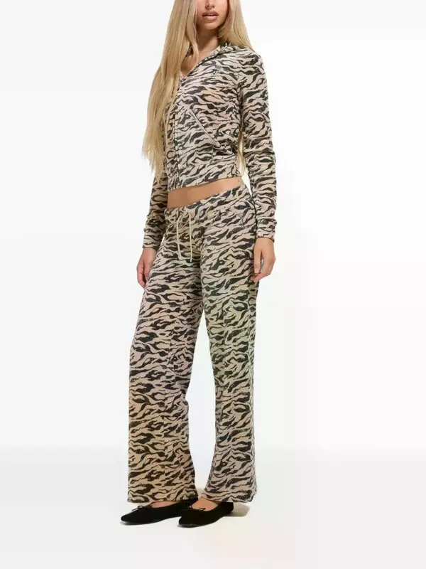 Juicy Couture Zebra-print Track Pants - Neutrals