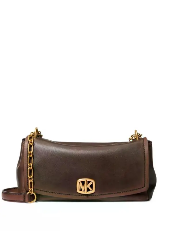 Michael Kors Bryant Small Convertible Leather Shoulder Bag - Brown