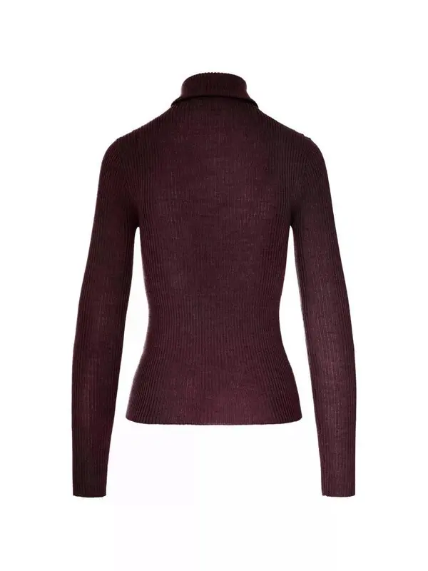 ROBERTO COLLINA Ribbed-knit Turtleneck Sweater