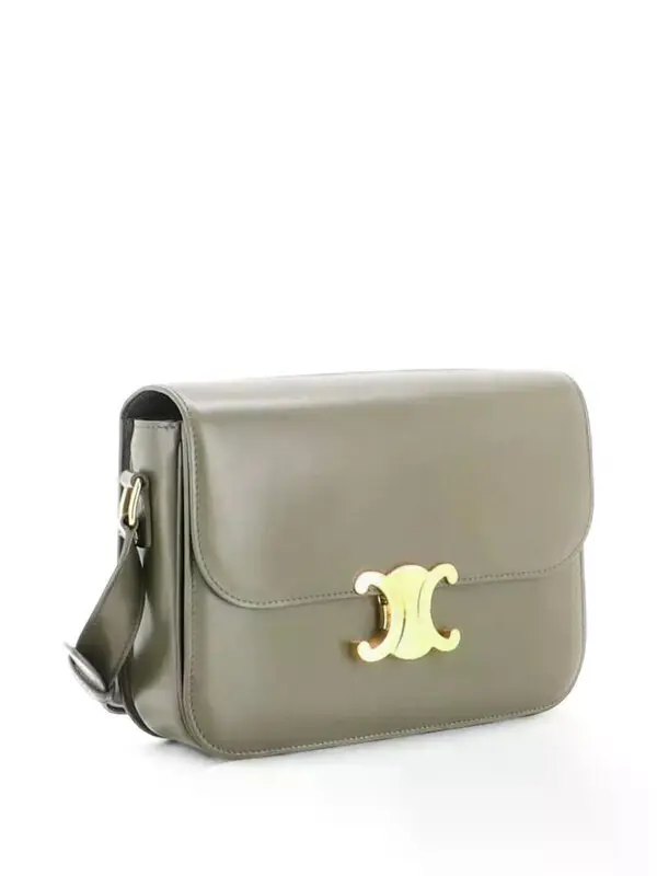 Celine Triomphe Shoulder Bag Smooth Calfskin Medium Crossbody Bag