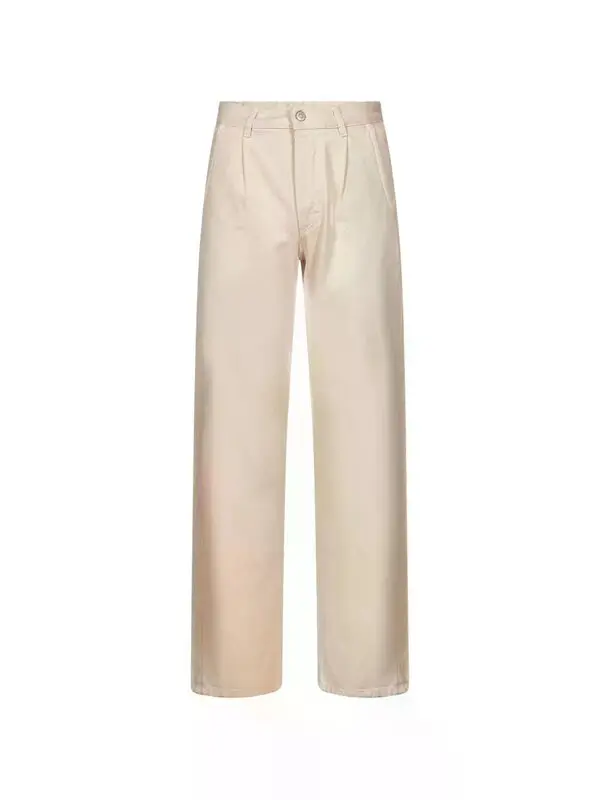ANOTHER ASPECT Pleated Straight-leg Jeans