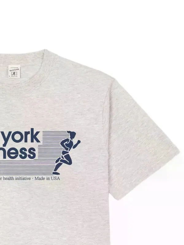 Sporty & Rich Graphic-lettering T-shirt