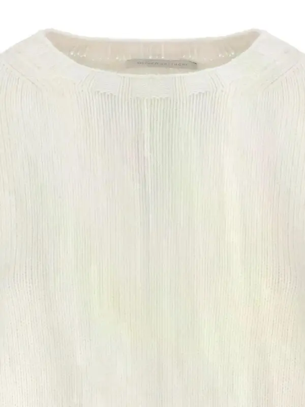 OLIVER LATTUGHI Fine-knit Cashmere Sweater - White
