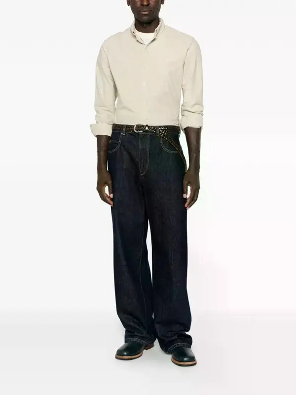 Polo Ralph Lauren Embroidered-logo Button-down Shirt